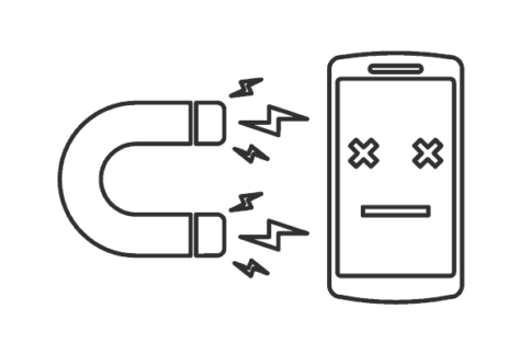 Can magnets affect electronic devices?