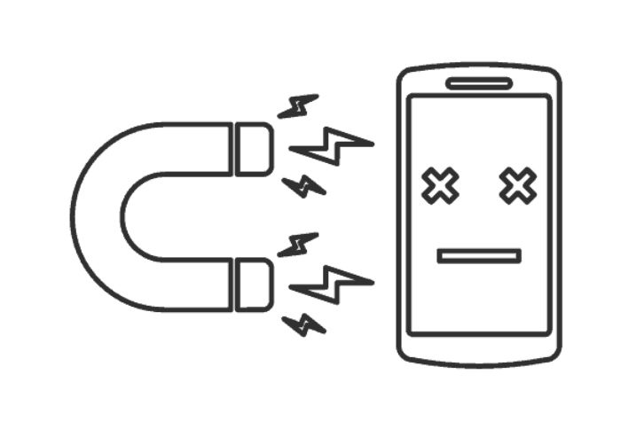 Can magnets affect electronic devices?